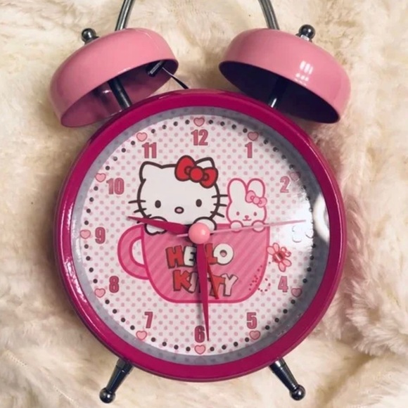Hello Kitty | Other | Hello Kitty Double Bell Analog Alarm Clock | Poshmark